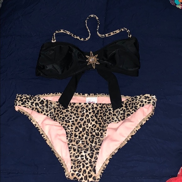 Candie's | Swim | Candies Bikini Cheetah Animal Print | Poshmark